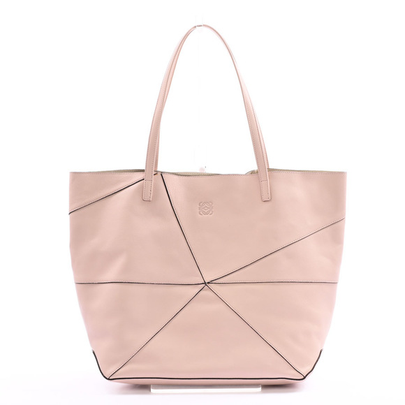 Loewe | Bags | Loewe Origami Tote Bag Pink Beige Calf | Poshmark